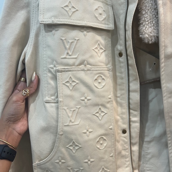 Louis Vuitton | Jackets & Coats | Louis Vuitton Lv Monogram Workwear ...
